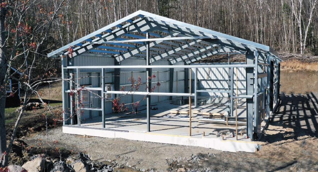 Steel Boat Storage Building in Muskoka - Prestige Steel Buildings